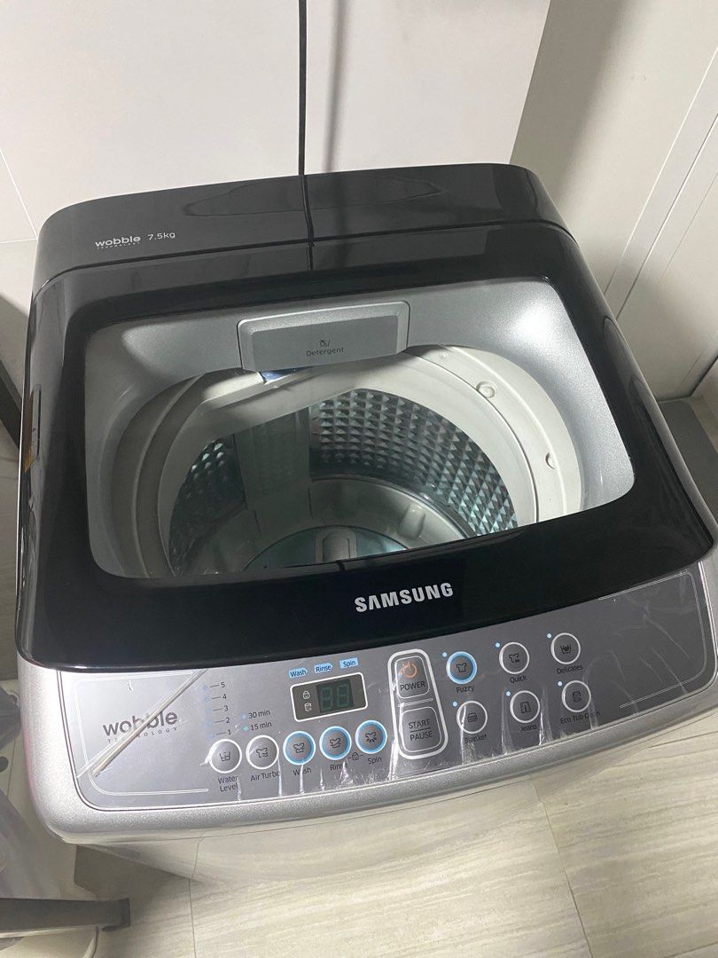 Samsung Wobble Technology Washing Machine 7.5kg, TV & Home Appliances ...