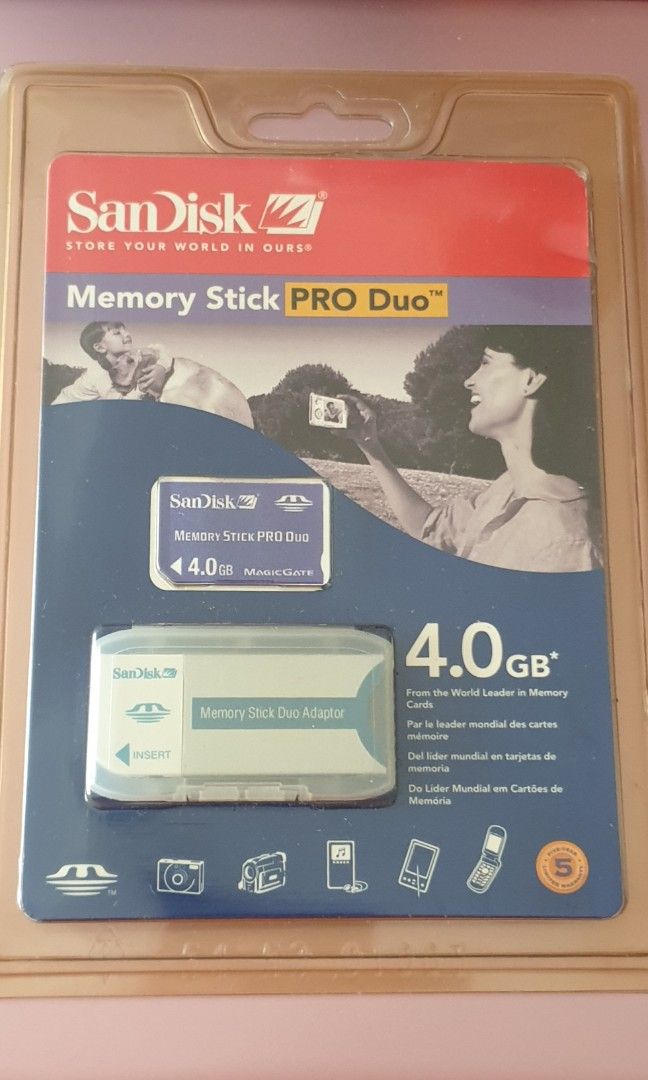 Sandisk Camera memory stick pro duo, Mobile Phones & Gadgets, Mobile ...