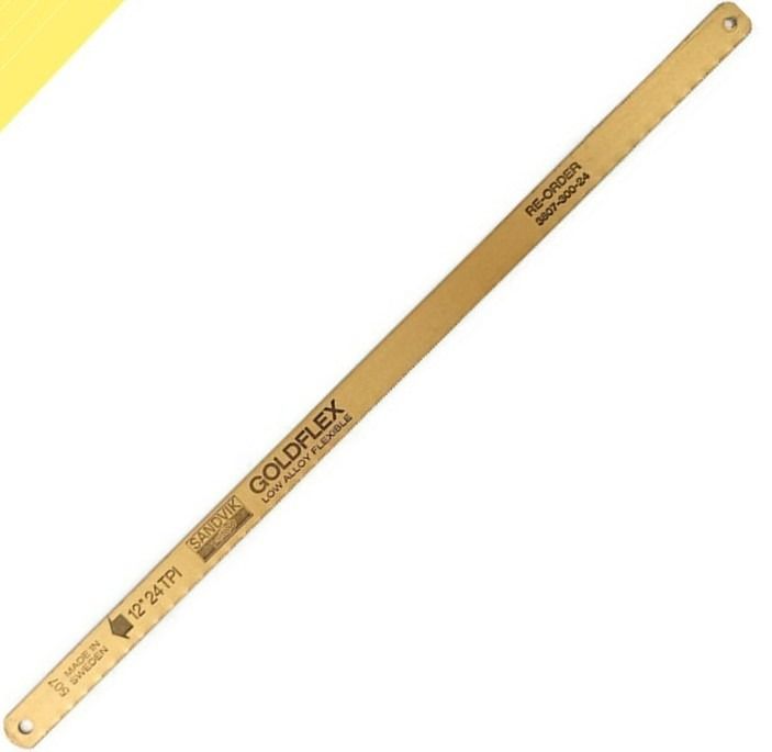 Sandvik Goldflex Hacksaw Blade 12" x 24T #507 Made in Sweden ...