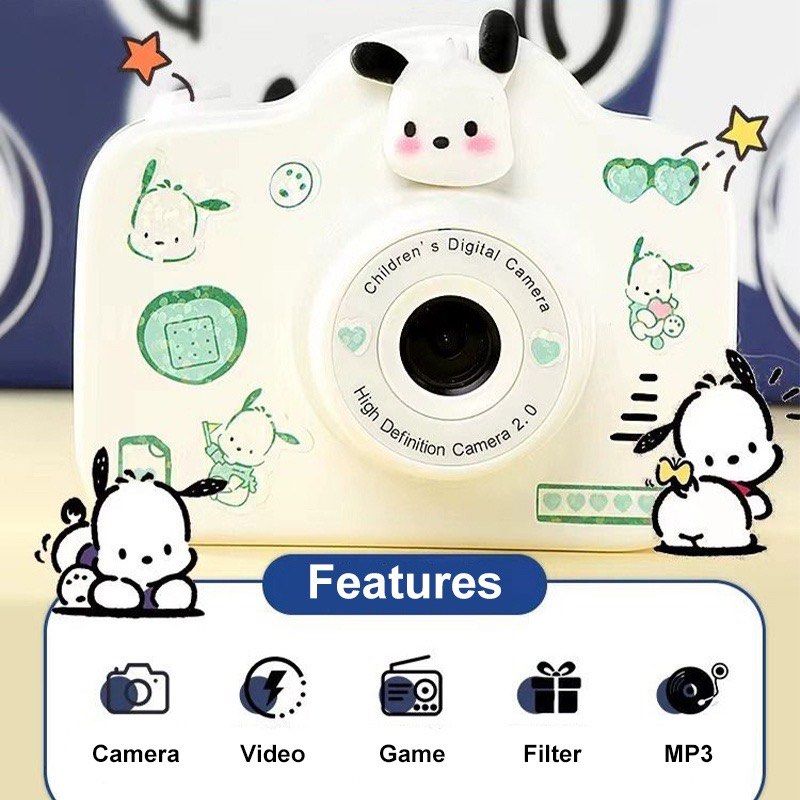 Sanrio Characters kawaii Kids Digital Camera - Pochacco Kuromi ...