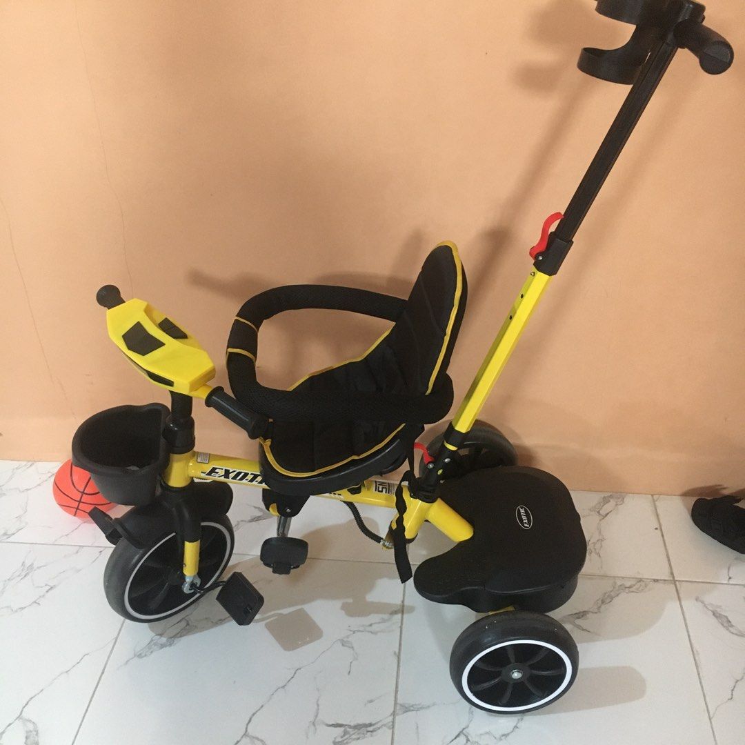 Sepeda stroller roda 3 anak exotic, Bayi & Anak, Kereta, Kursi Goyang ...