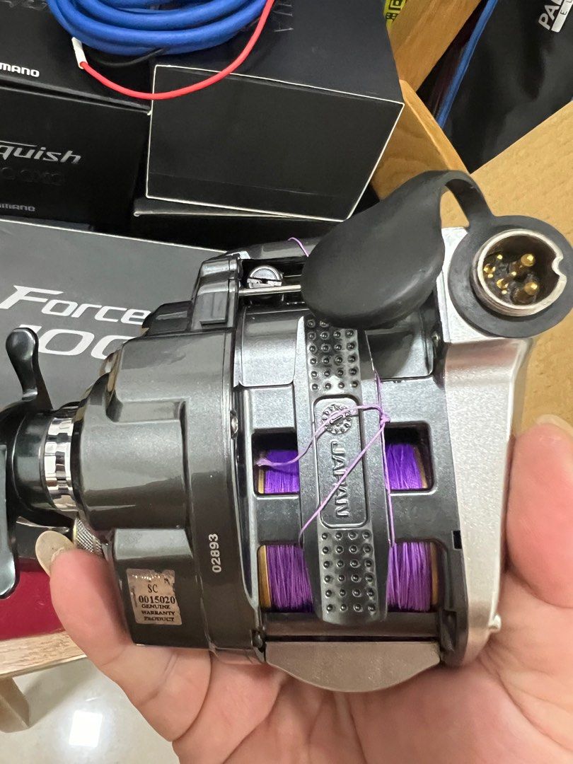 Shimano E- Reel forcemaster 1000mk, Sports Equipment, Fishing on Carousell