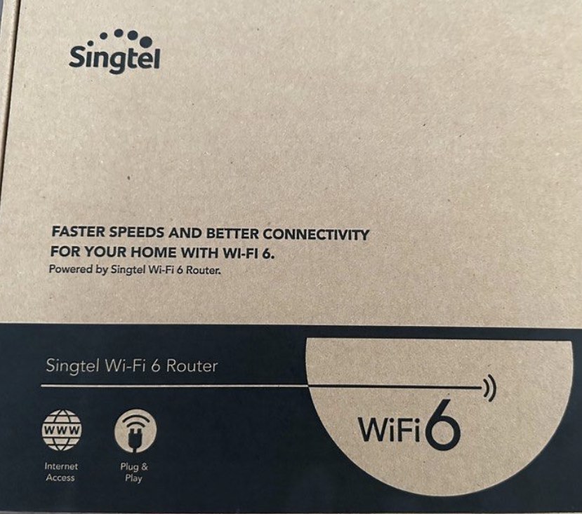 Singtel Wifi 6 Router - RT5703W, Computers & Tech, Parts & Accessories ...