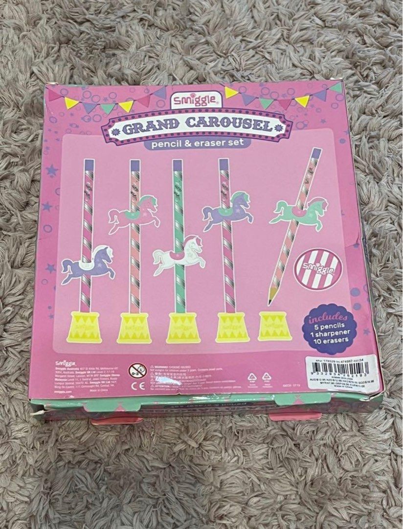 Smiggle Unicorn Pencil Set on Carousell