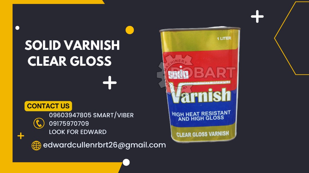 SOLID VARNISH (CLEAR GLOSS VARNISH), Commercial & Industrial ...