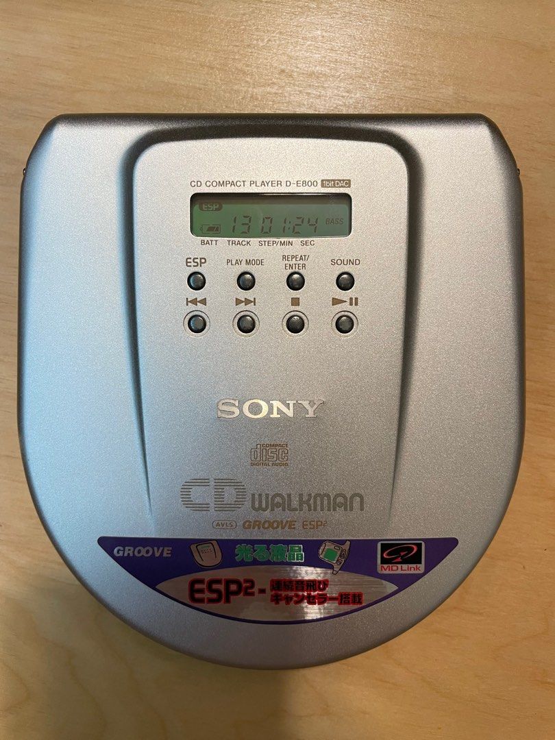 sony d-e800 discman walkman cd player 全正常, 音響器材, 其他音響配件及設備 - Carousell