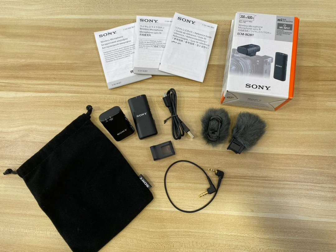 SONY WIRELESS MICROPHONE MICROPHONE SANS FIL (ECM-W2BT), Audio ...