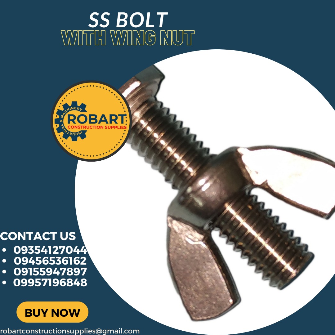 SS BOLT WITH WING NUT on Carousell