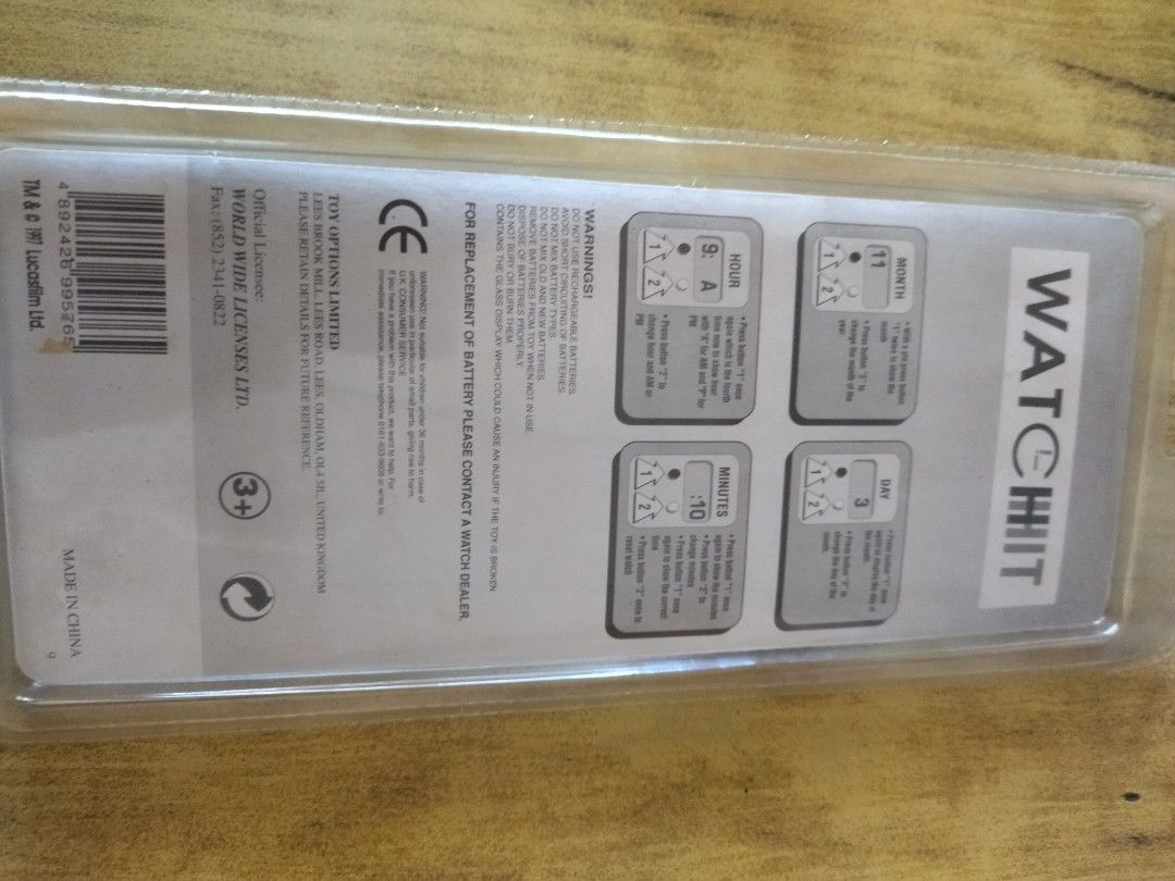 Star Wars LCD WATCH 1997 C3 PO Lucas Film, Hobbies & Toys, Toys & Games ...