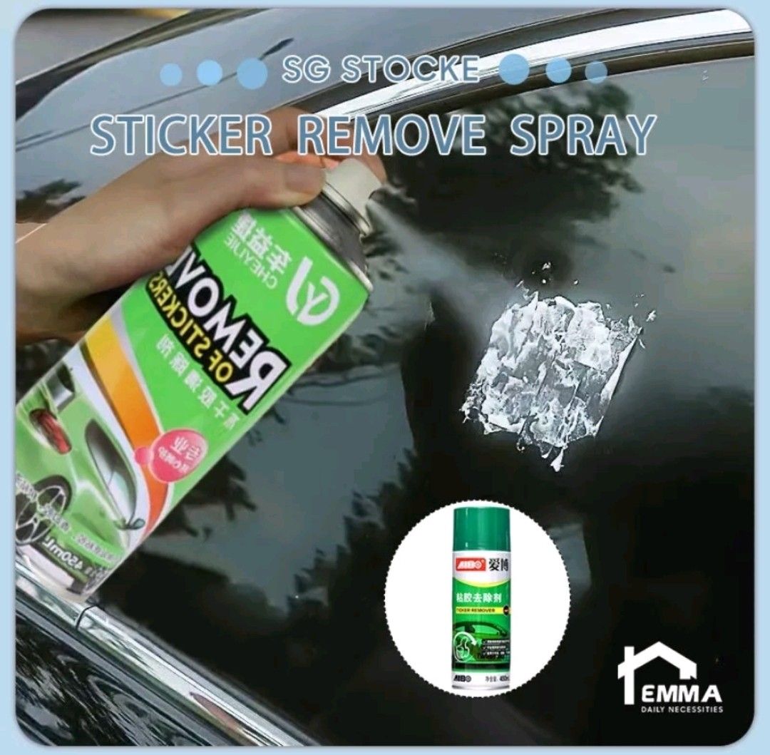 STICKER REMOVE SPRAY Car glass Residue Spray Agent Sticker, Car ...