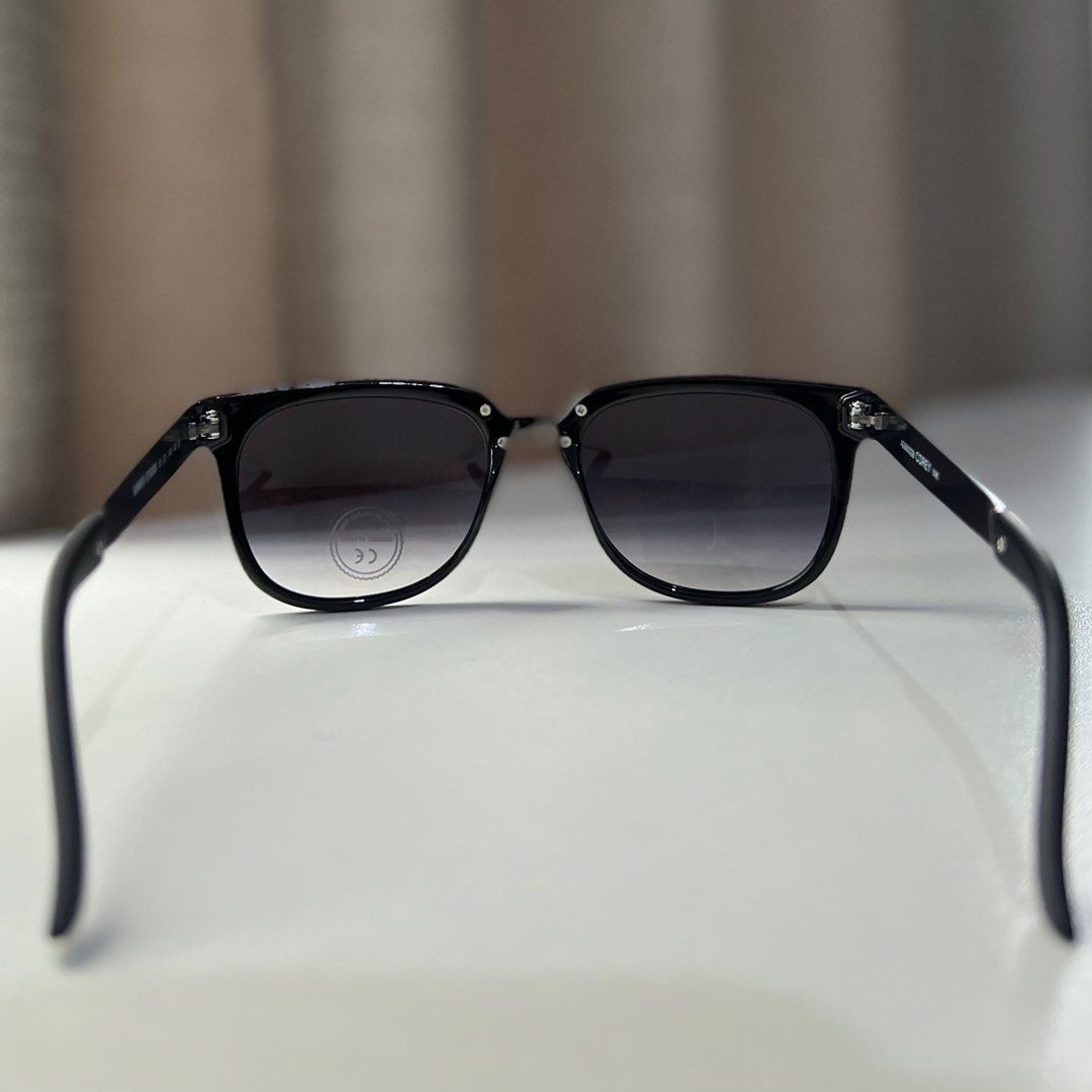 Sunnies Studios Corey Black Ink (Square Shades Sunglasses for Men and ...