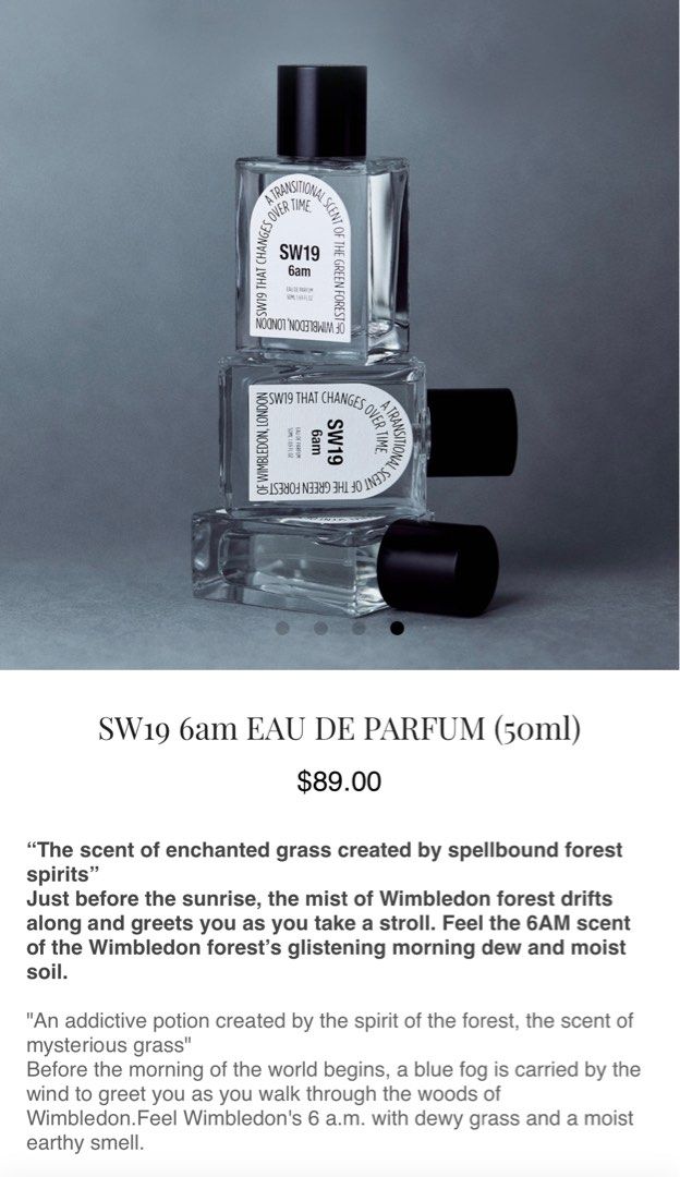 SW19 6AM Perfume on Carousell