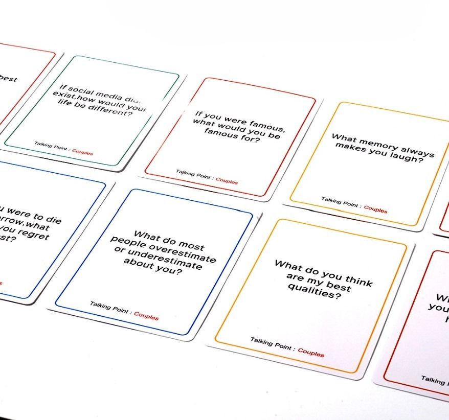 Talking Point Couples Card Game (H0539), Hobbies & Toys, Toys & Games ...