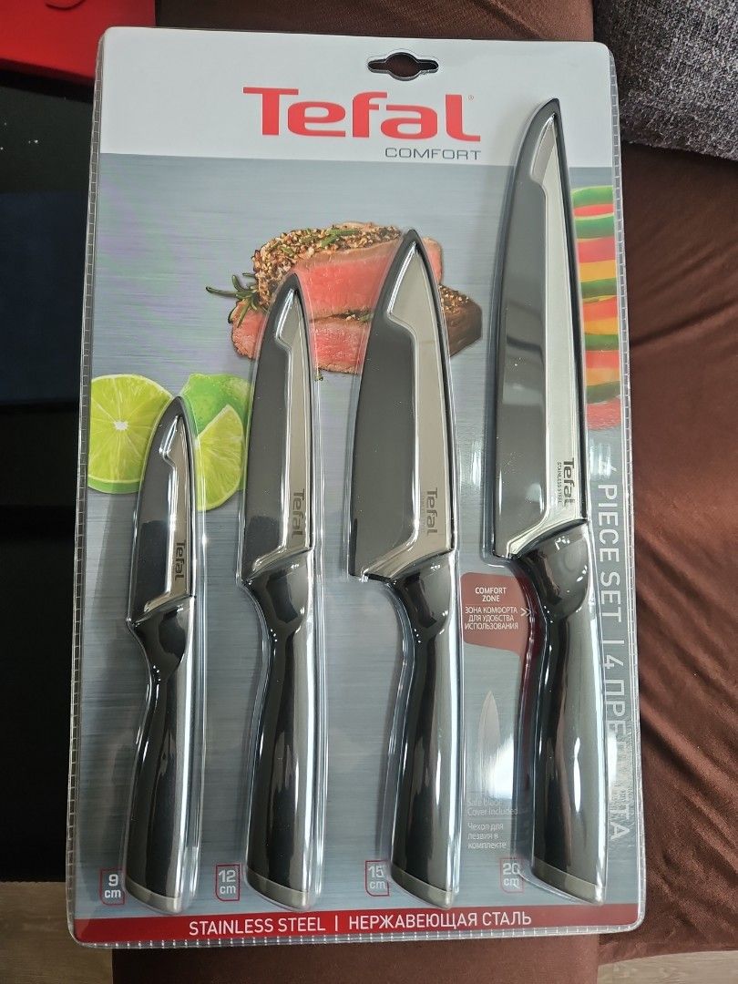 Tefal knife set (4 sets), Furniture & Home Living, Kitchenware ...
