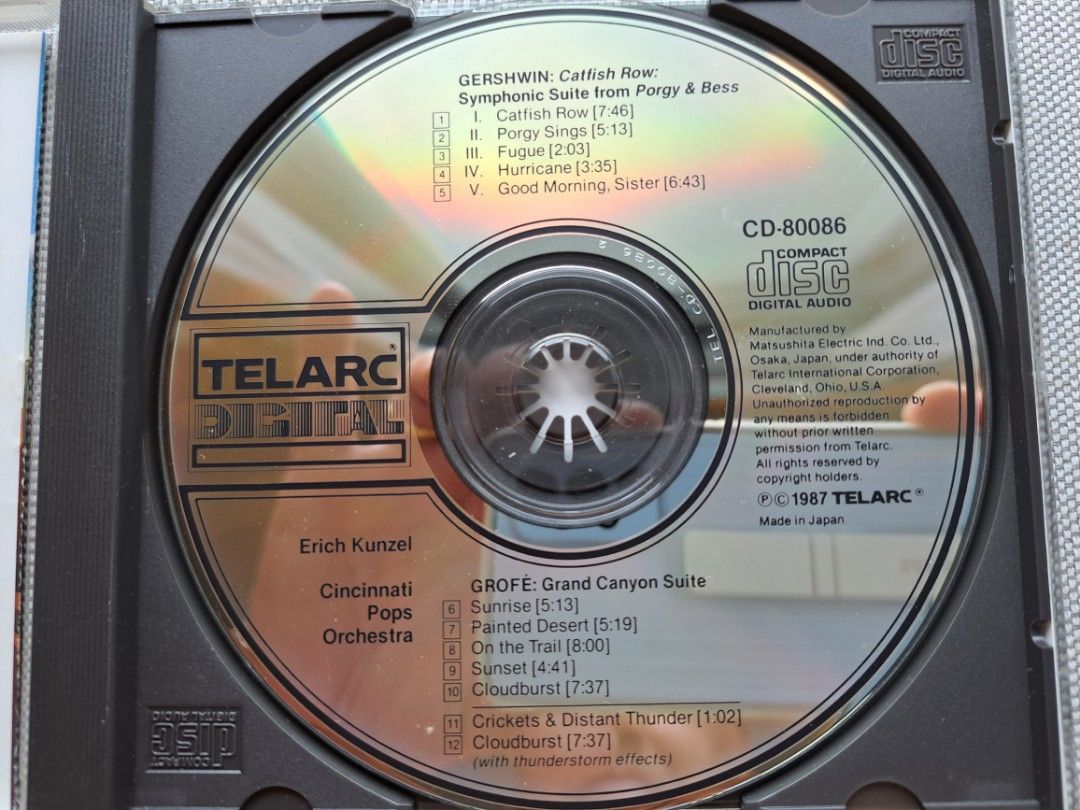 Telarc Digital CD: Grofe - Grand Canyon Suite; Gershwin - Porgy & Bess ...