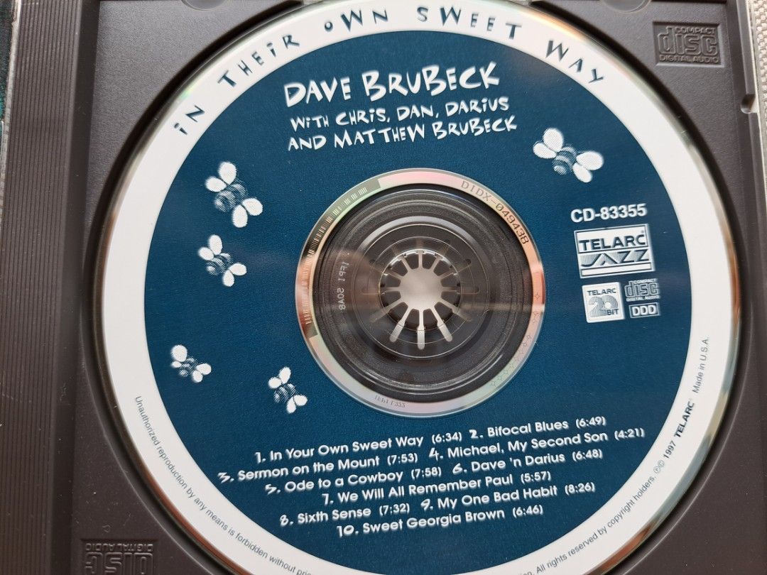 Telarc Jazz CD: Dave Brubeck - in their own sweet way, Hobbies & Toys ...