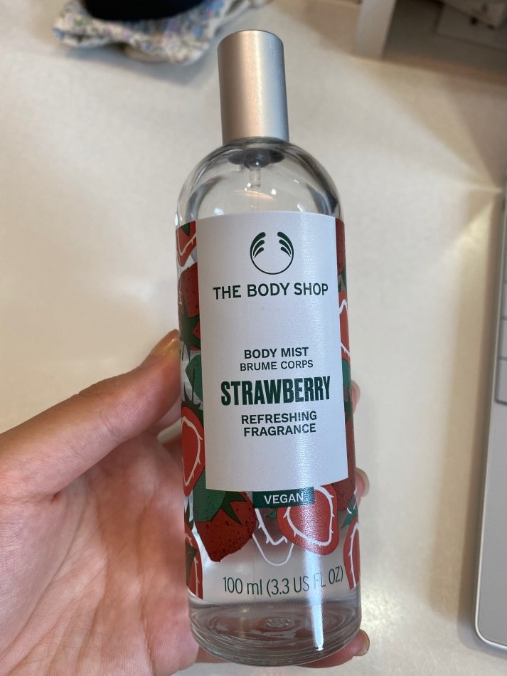 The Body Shop Strawberry body mist, Beauty & Personal Care, Fragrance ...