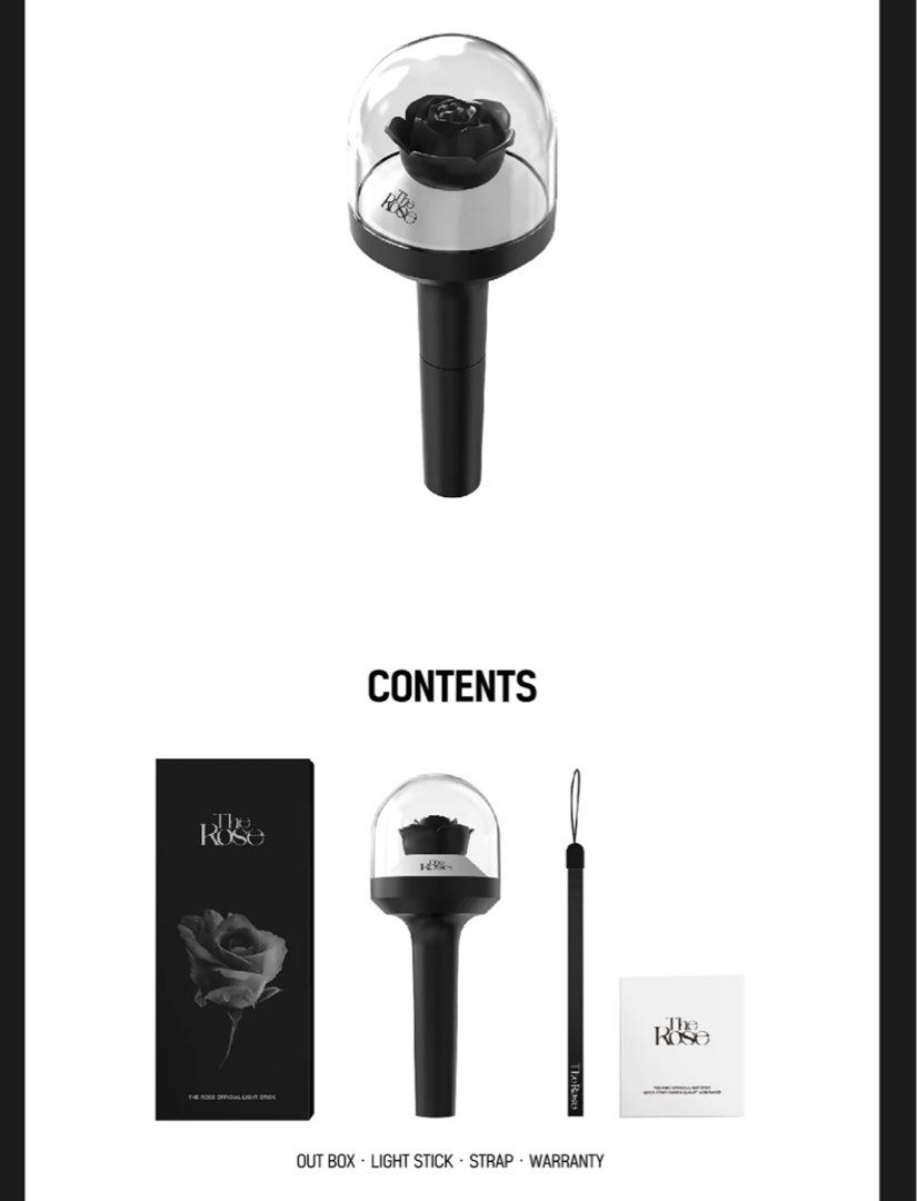 The Rose Lightstick, Hobbies & Toys, Memorabilia & Collectibles, K-Wave ...