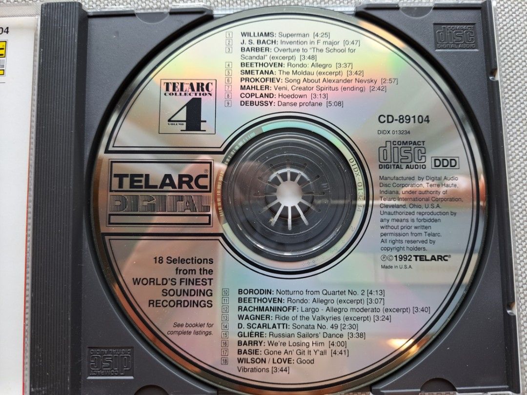 The Telarc Collection Vol. 4, Hobbies & Toys, Music & Media, CDs & DVDs on Carousell