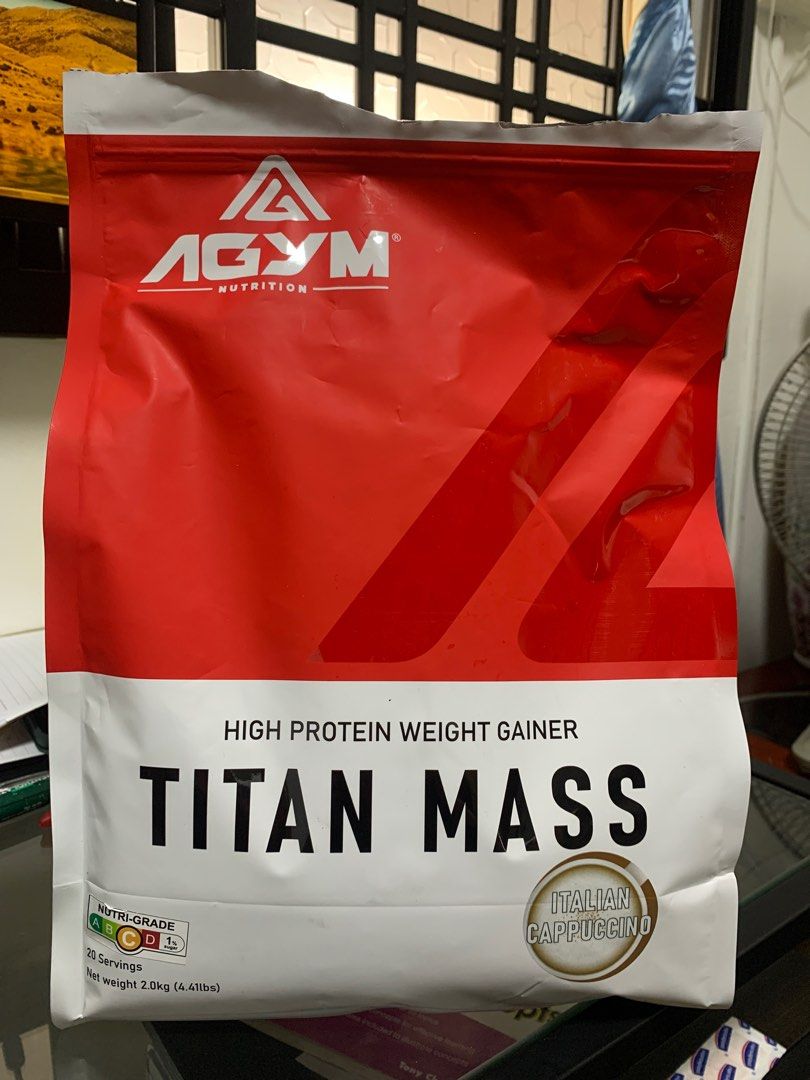 Titan Mass Protein Shake (Flavour Italian Cappuccino), Health ...