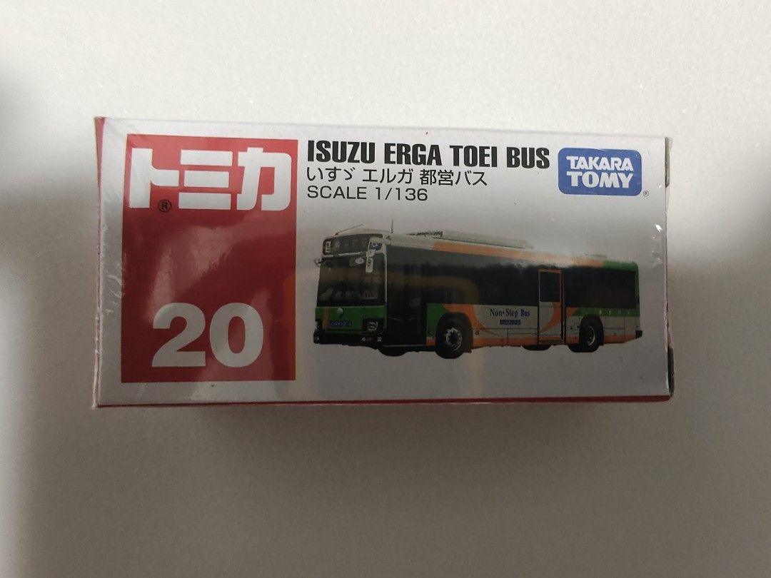 TOMICA ISUZU ERGA TOEI BUS, Hobbies & Toys, Toys & Games on Carousell