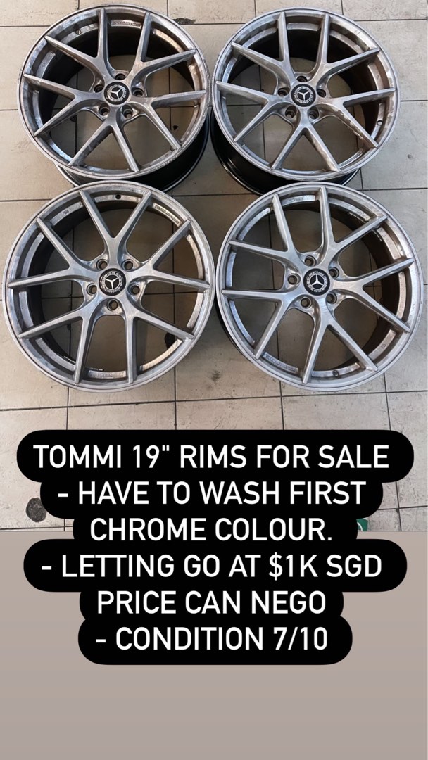 Tommi 19 inch LIGHTWEIGHT RIM, Car Accessories, Tyres & Rims on Carousell