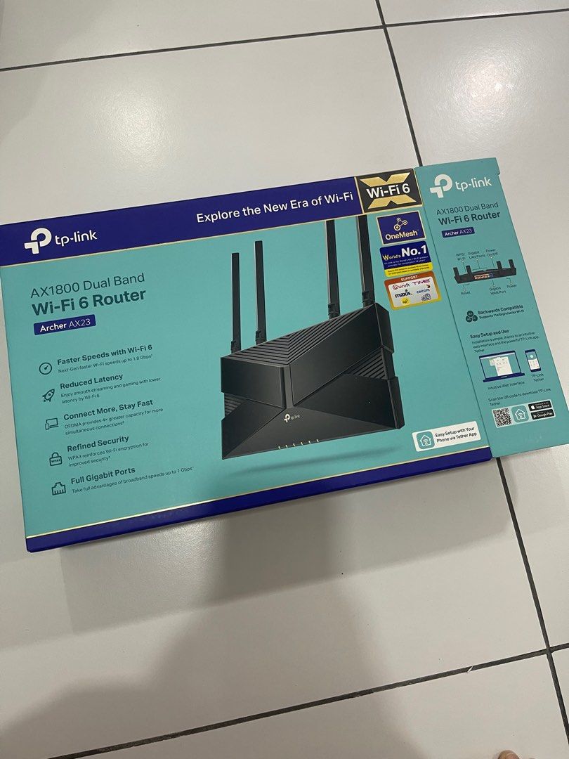 Tplink Archer AX23 AX1800 Wifi 6 Router, Computers & Tech, Parts & Accessories, Networking on ...