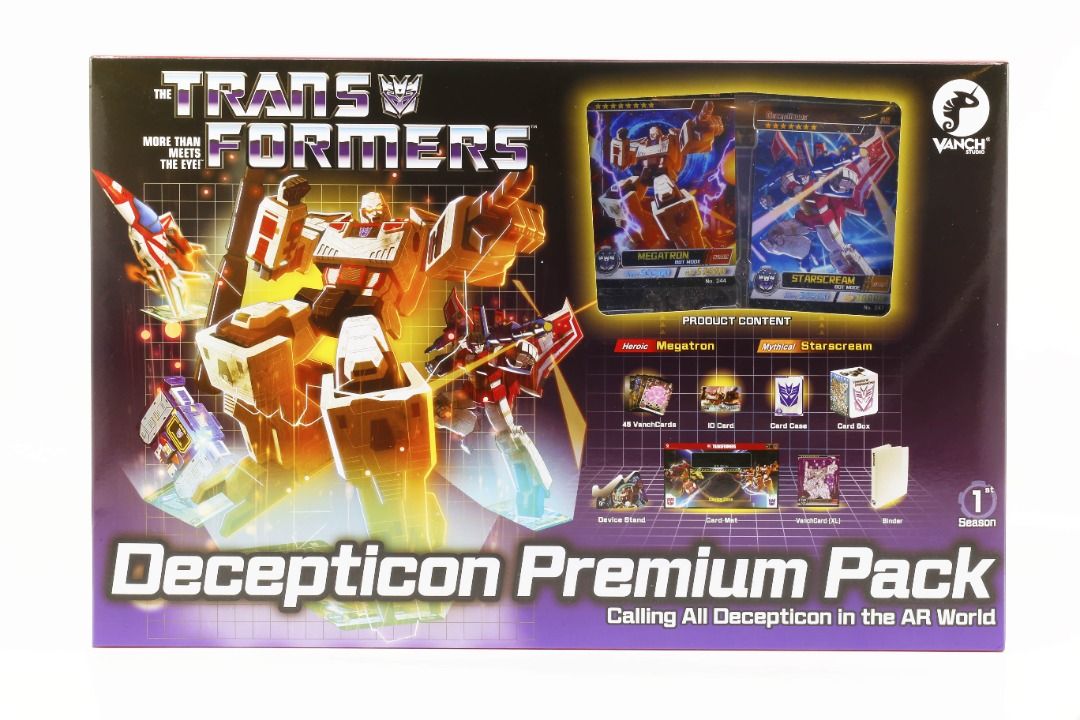Transformers AR Vanch Card - Decepticon / Autobot Premium Box, Hobbies ...