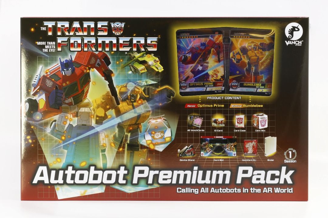 Transformers AR Vanch Card - Decepticon / Autobot Premium Box, Hobbies ...