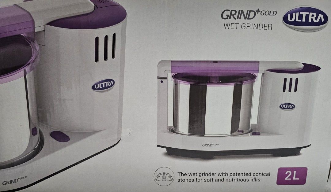 Ultra Grind+ Gold Grinder with Kneader and Coconut scrapper attachment ...