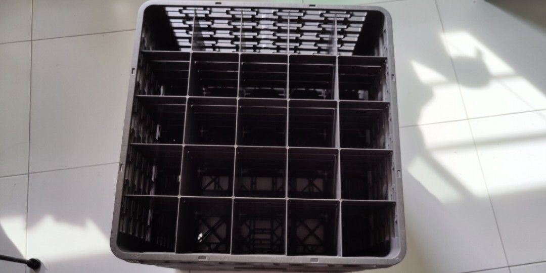 Unica 25 compartment Stemware Glass Rack, Furniture & Home Living ...