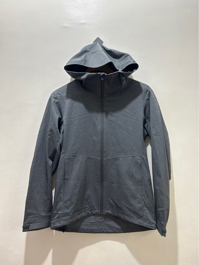 Uniqlo Block-tech Gray Jacket on Carousell
