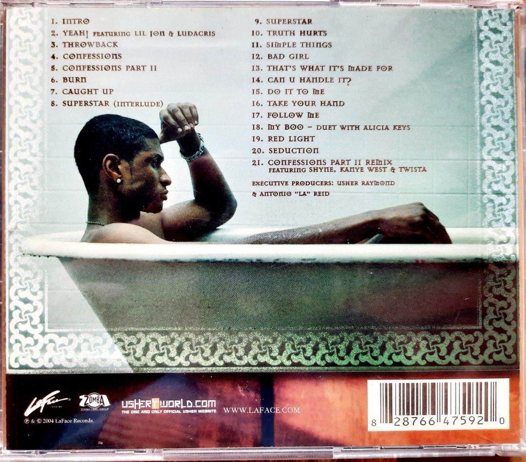 USHER CONFESSIONS SPECIAL EDITION CD R&B RARE on Carousell