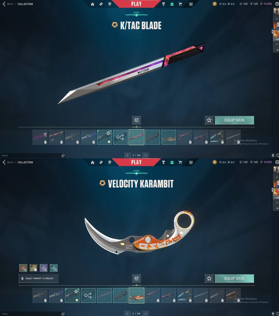 Valorant Ac w/ Protocol Bundle + 1 Premium Skins 特戰英豪 帳號 5槍/1刀, 電子遊戲 ...