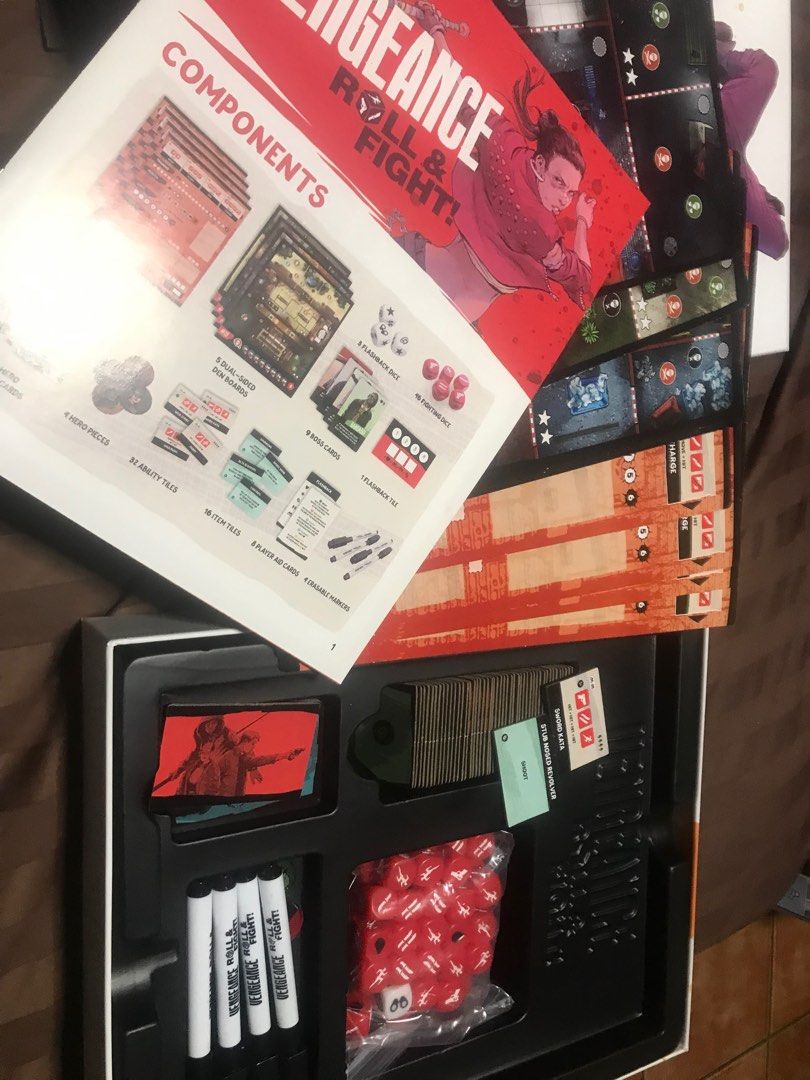 Vengeance Roll & fight board game, Hobbies & Toys, Toys & Games on ...