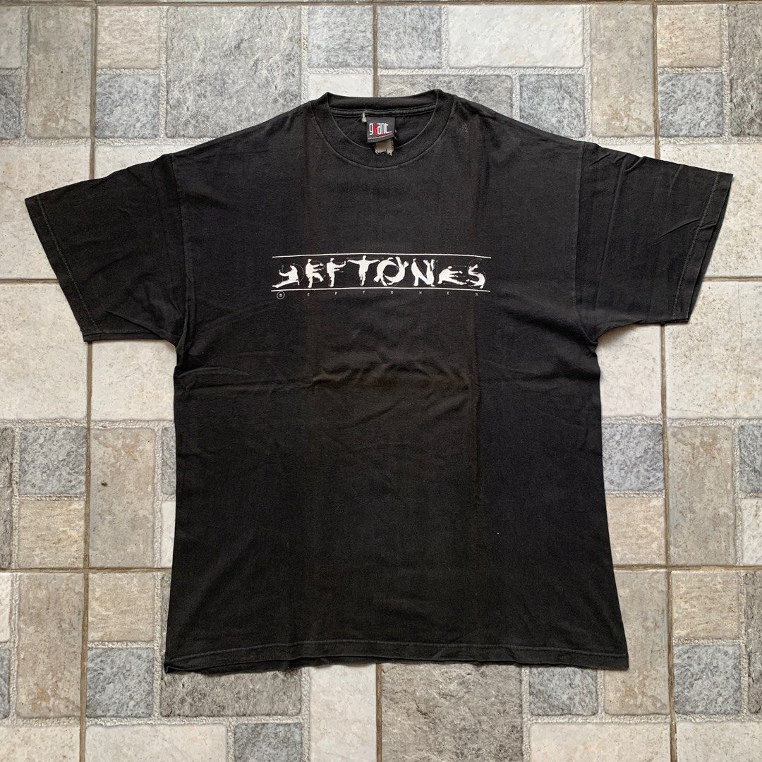 Vintage 90s Deftones Script Karate Band Tee Shirt, Men's Fashion, Tops ...