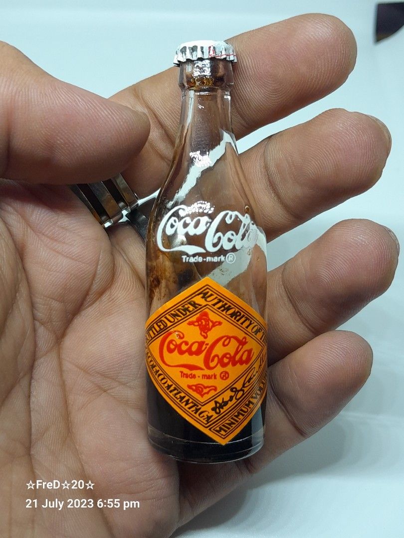 Vintage Collectible Coca Cola Mini Bottles For Display Set Three ...