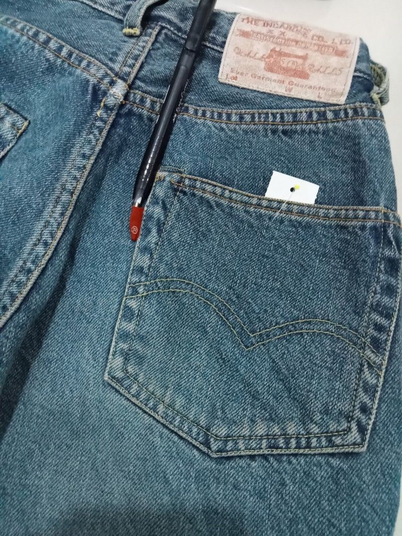 Vintage Seluar jeans denim selvadge/kepala kain utk kanak2, Men's ...