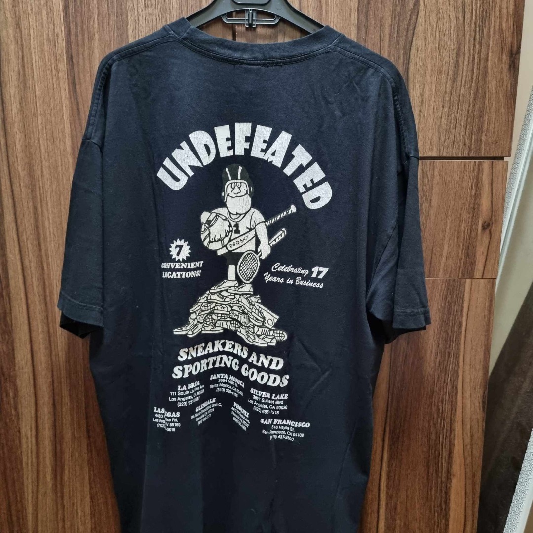 Vintage Undefeated tour tee on Carousell