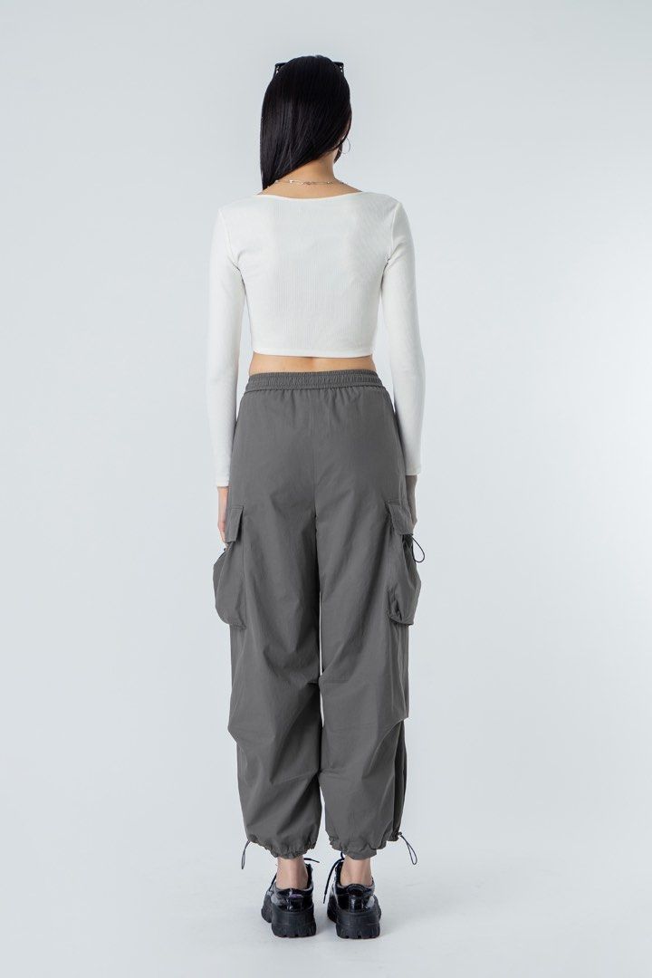 Vision pants grey, Women's Fashion, Bottoms, Other Bottoms on Carousell