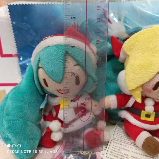 Vocaloid -Project Diva- F 2nd Fuwa Fuwa Keychain Plush Charm Christmas ...