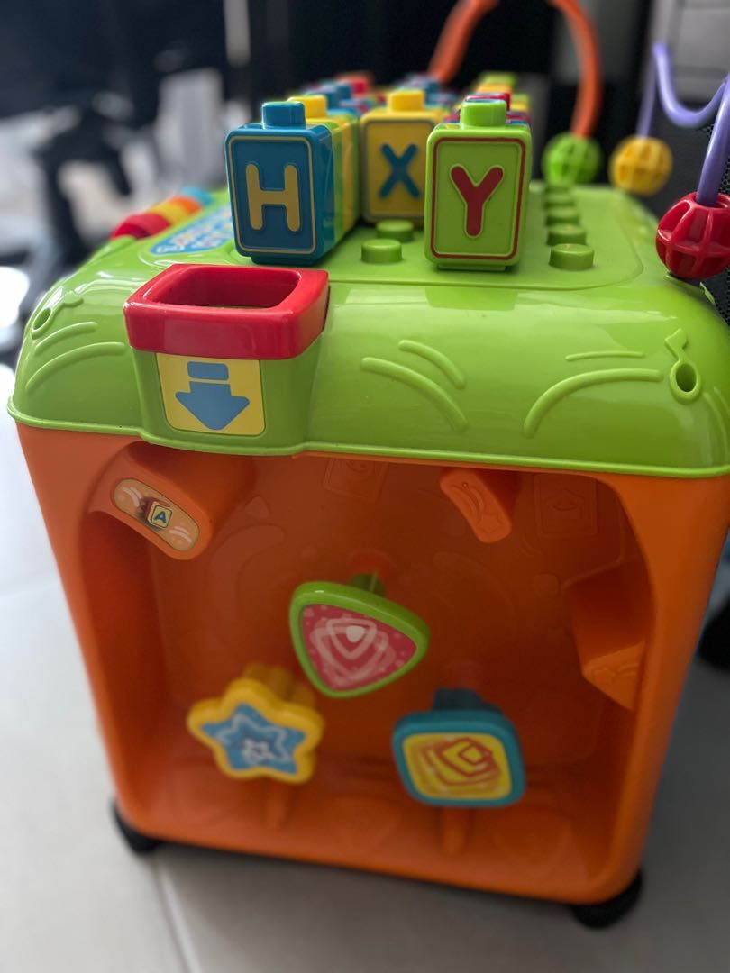 Vtech Ultimate Alphabet Activity Cube, Babies & Kids, Infant Playtime ...