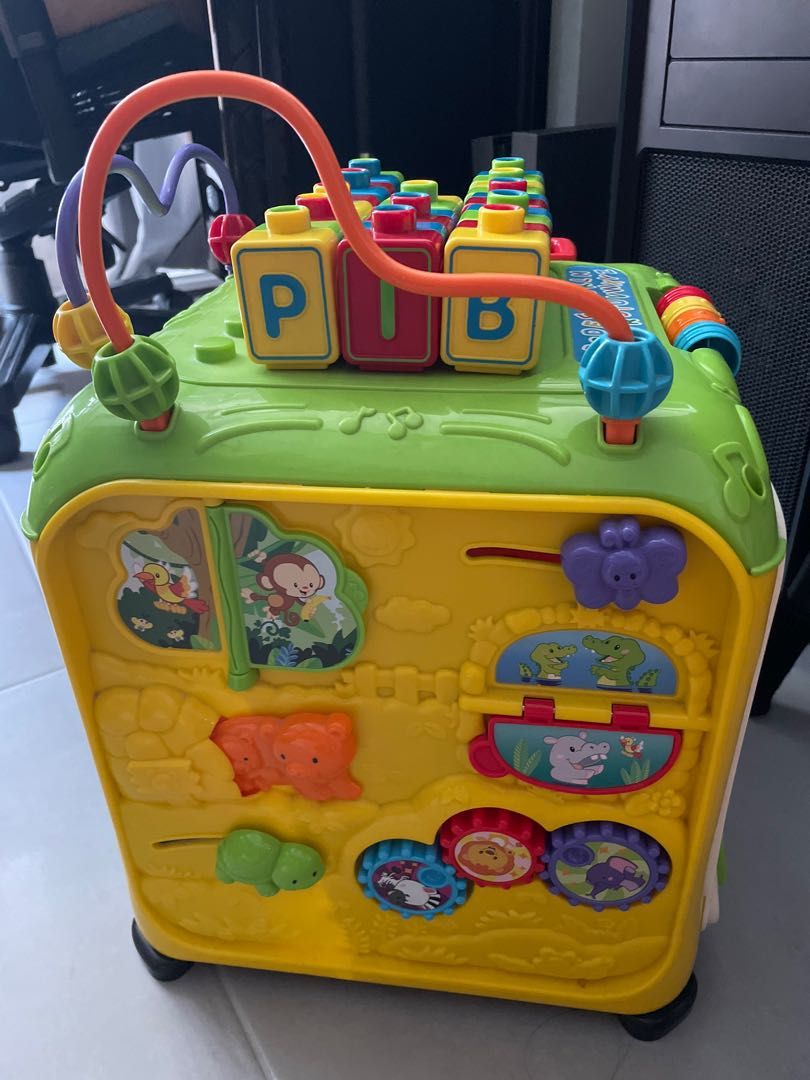 Vtech Ultimate Alphabet Activity Cube, Babies & Kids, Infant Playtime ...