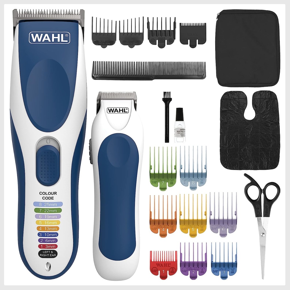 Wahl Colour Pro Cordless Combi Kit, Hair Clippers for Men, Head Shaver ...