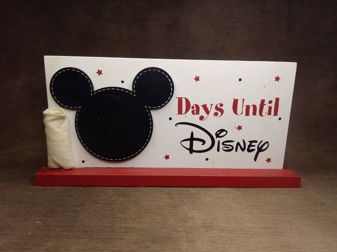 Walt Disney Countdown Chart, Furniture & Home Living, Home Decor ...