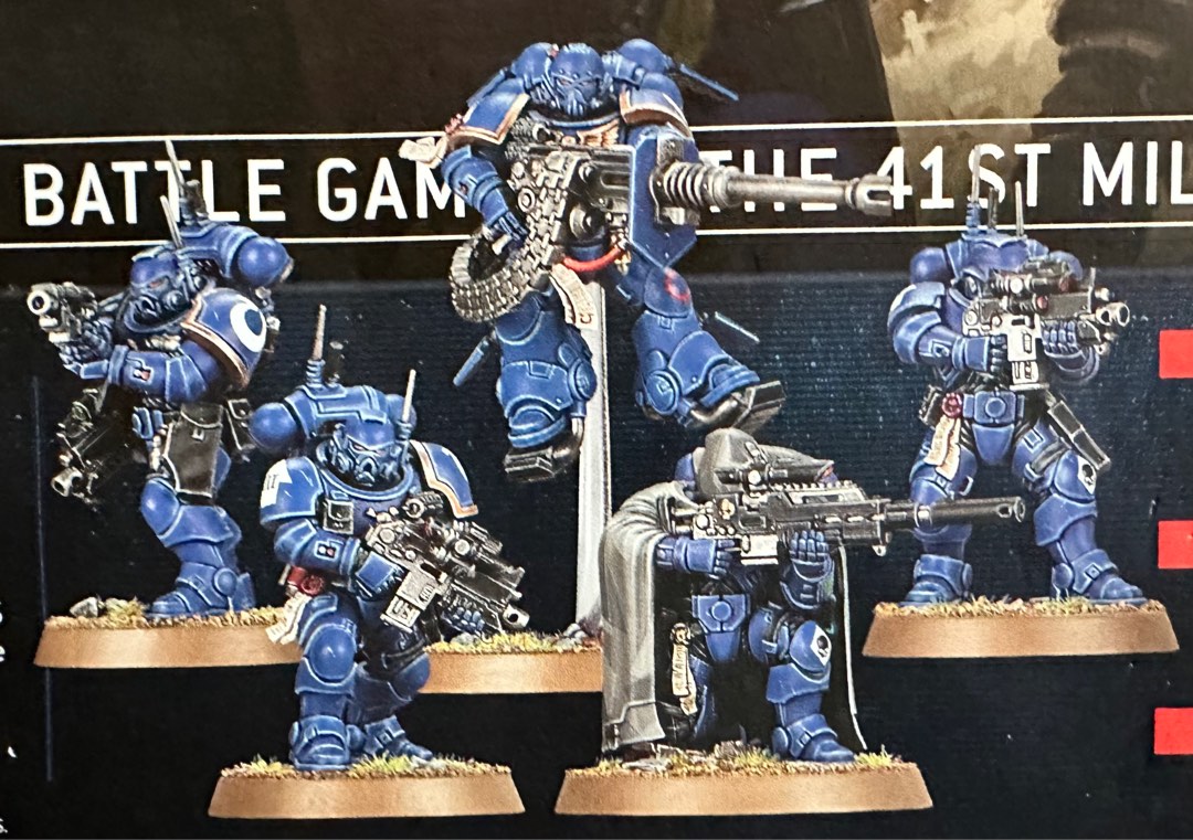 Warhammer 40K Primaris Space Marines Phobos Armour Mix squad of 5 ...