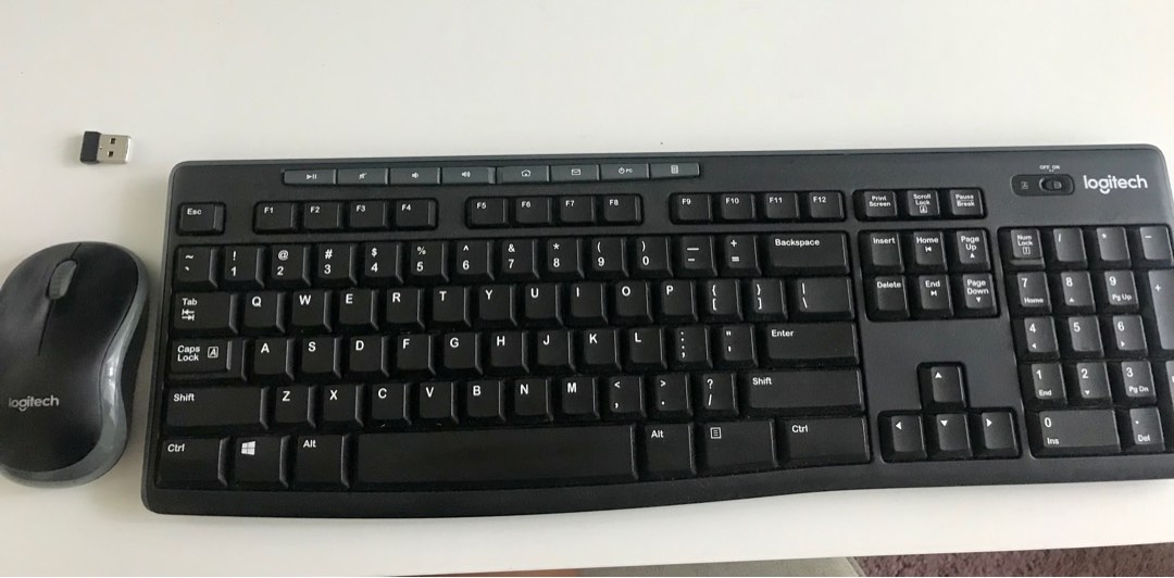 Wireless Logitech keyboard and mouse, Computers & Tech, Parts & Accessories, Computer Keyboard ...