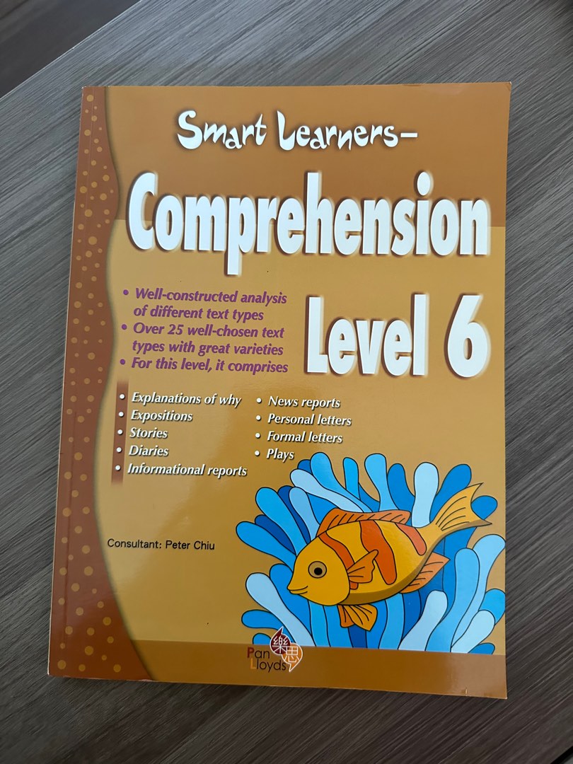 (100%新) Smart-Learner Comprehension Level 6 小六閱讀理解練習, 興趣及遊戲, 書本 & 文具 ...