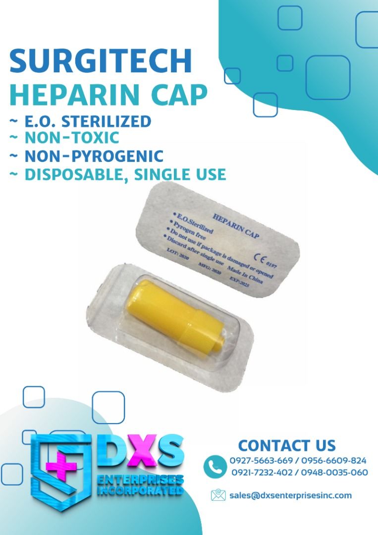100'S SURGITECH HEPARIN CAP/ HEP LOCK on Carousell