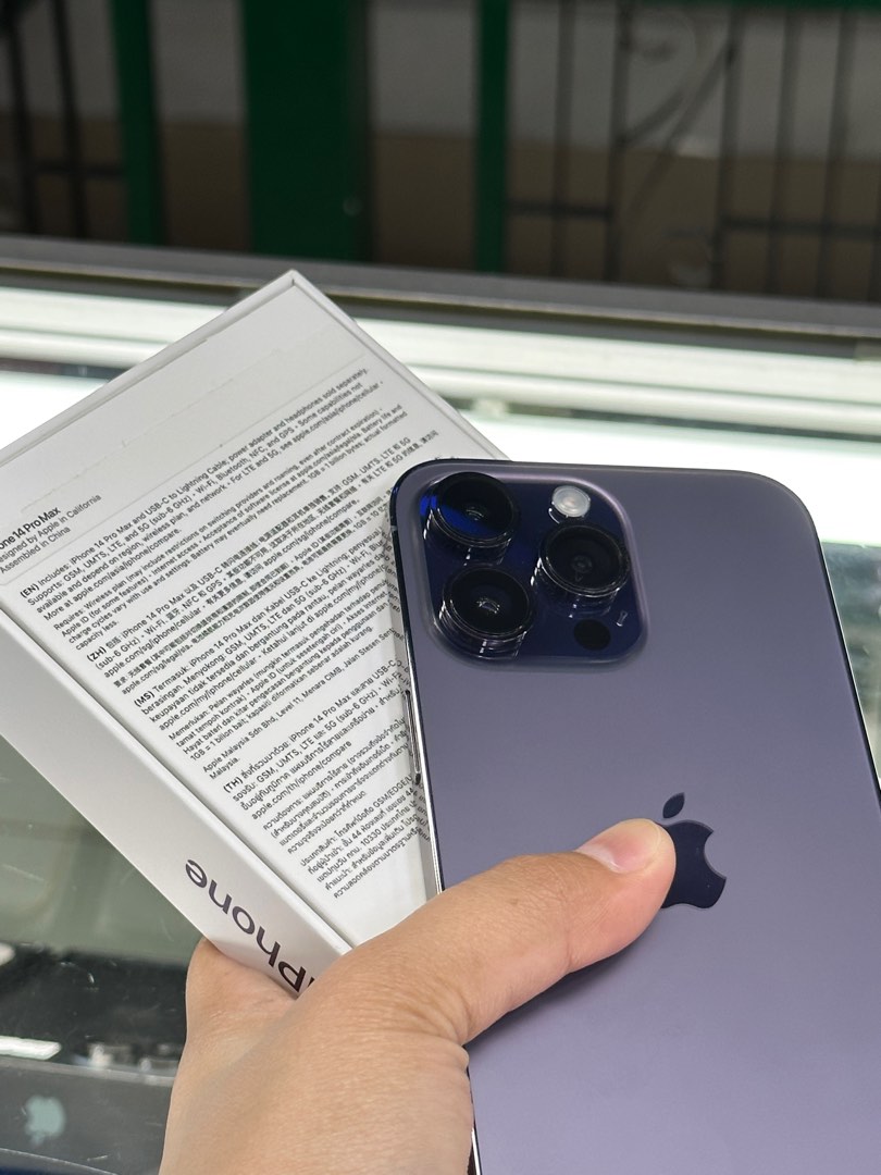 14 promax 256gb Smart lock with box same serial, Mobile Phones ...